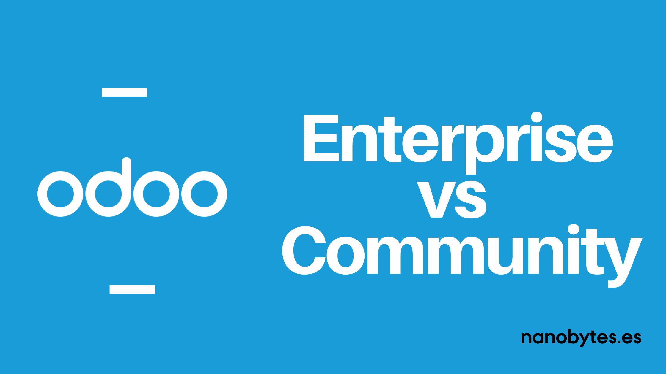 Odoo Community VS Odoo Enterprise